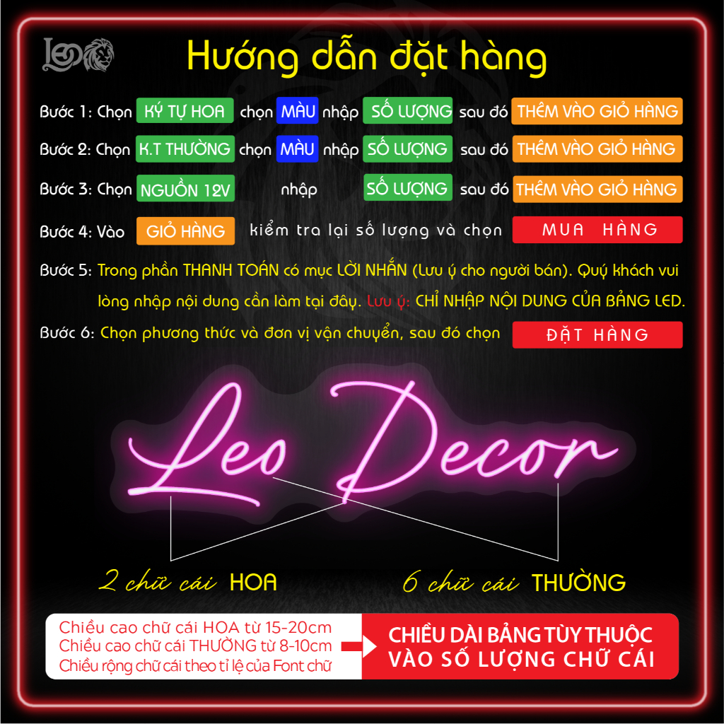 Đèn Led Neon tên theo yêu cầu | Led Neon Chữ Tùy Chọn | Hướng dẫn lắp ...
