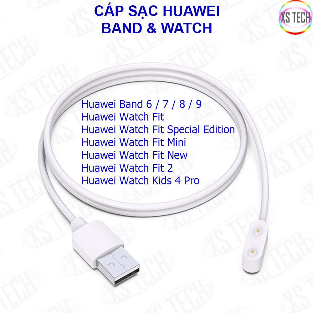 Cáp sạc Huawei Band 6 7 8 9 Huawei Watch Fit / Fit New / Fit 2 / Fit ...
