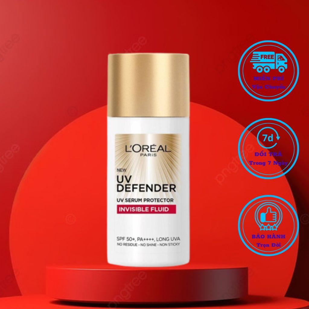 Kem chống nắng x20 thoáng da mỏng nhẹ L'Oreal Paris UV Defender Serum ...