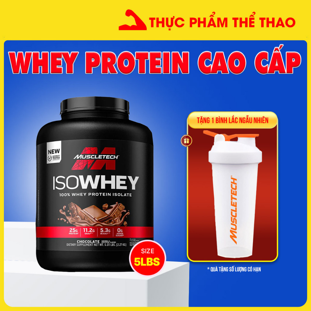 Sữa Tăng Cơ Iso Whey 5lbs 2 27kg Hỗ Trợ Tăng Khối Lượng Cơ Bắp