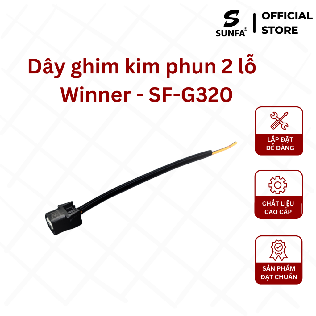 Dây ghim kim phun 2 lỗ - Winner - SF-G320 | Shopee Việt Nam