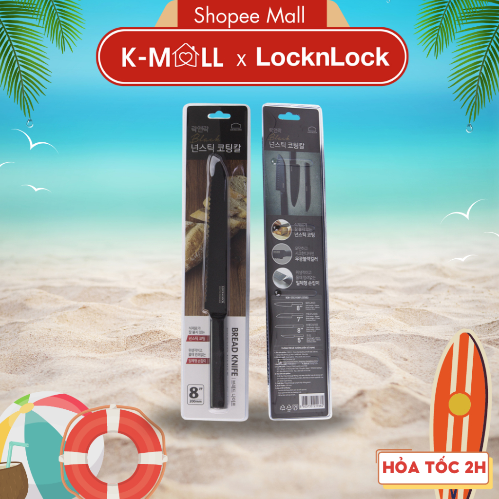 Dao nhà bếp LocknLock Bread Knife dài 33cm CKK313 , bằng thép không gỉ ...