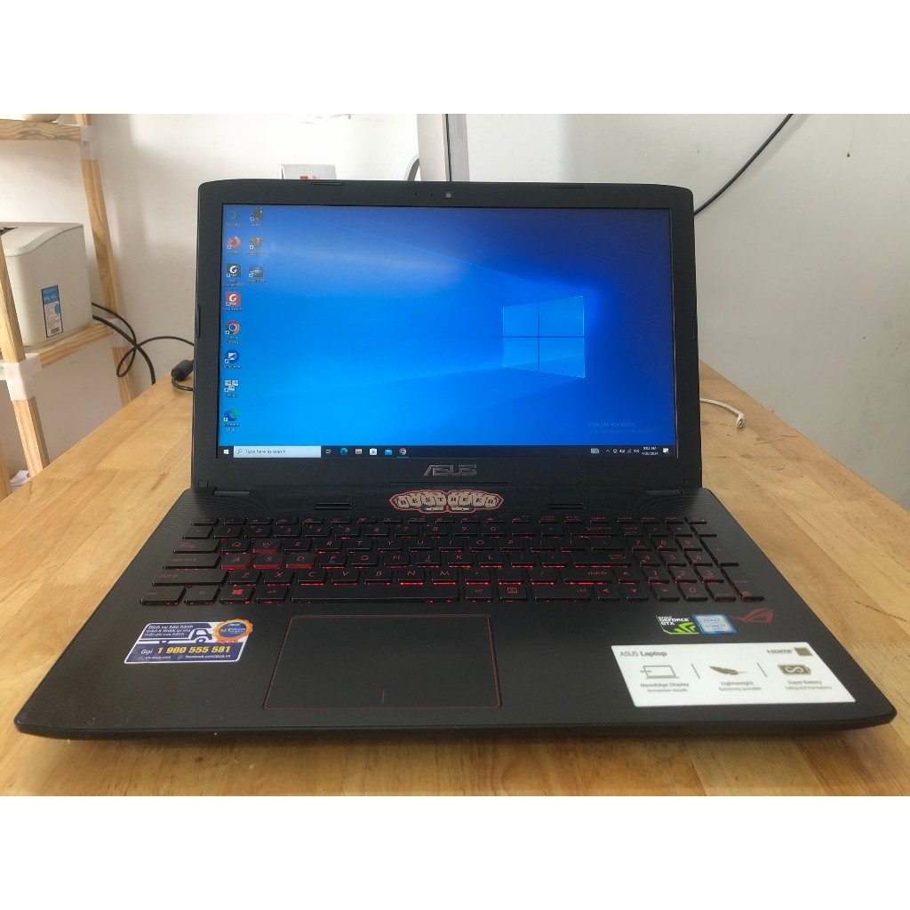 LAPTOP ASUS ROG GL552VX CORE I7 6700HQ RAM 16G SSD 128G + 500G 15.6INCH ...