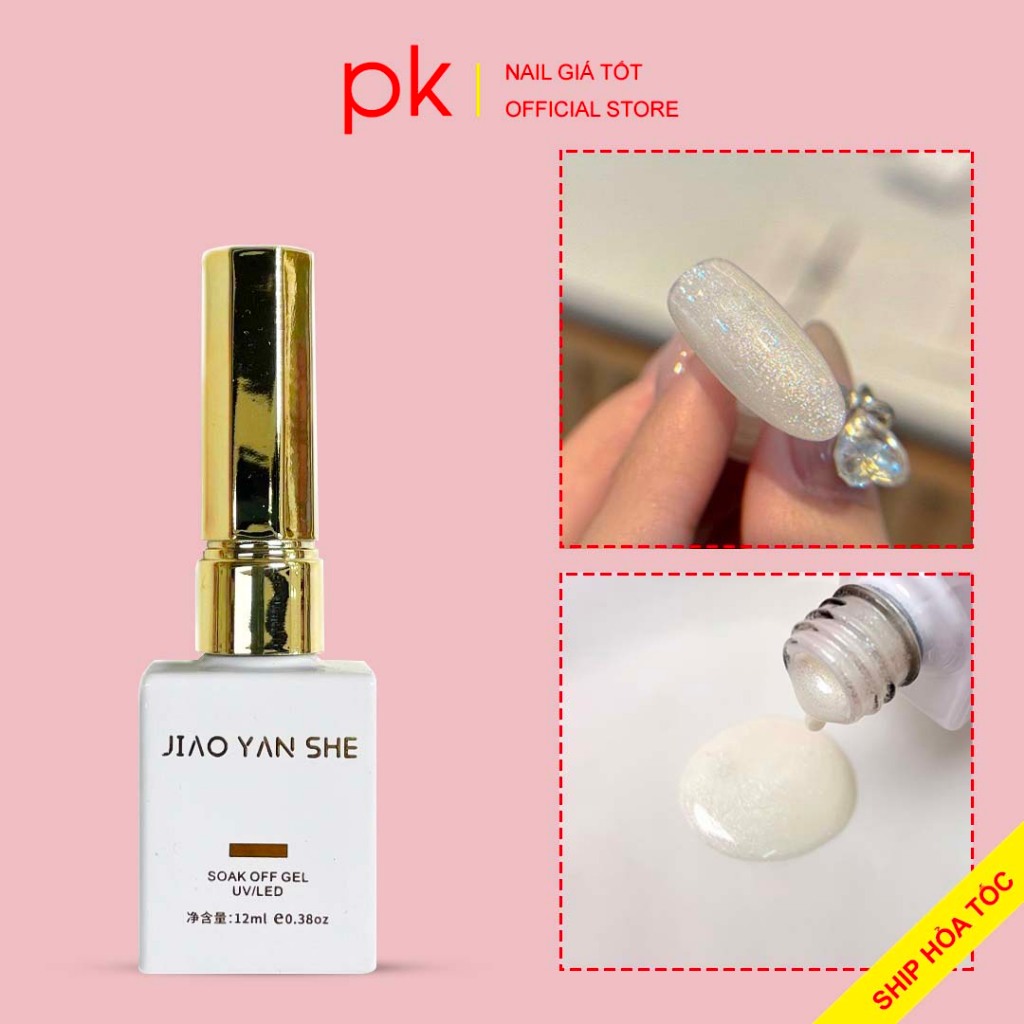 Sơn gel thạch nhũ JIAO YAN SHE chai 12ml | Shopee Việt Nam