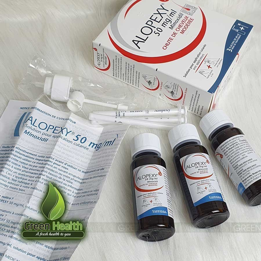 Xịt mọc tóc Alopexy Minoxidil 5% - Hộp 3 lọ 60ml | Shopee Việt Nam