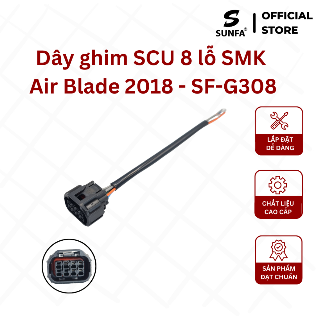 Dây ghim SCU 8 lỗ SMK - Air Blade 2018 - SF-G308 | Shopee Việt Nam