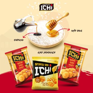 COMBO ĂN VẶT BÁNH 100g VÀ SNACK 150g - Bánh gạo Nhật ICHI vị Shouyu mật ong bánh gạo ăn vặt giòn ...