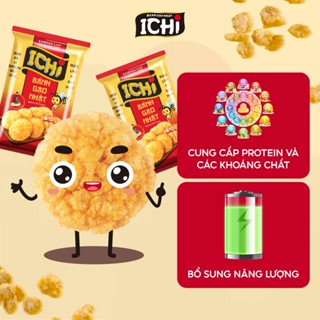 COMBO ĂN VẶT BÁNH 100g VÀ SNACK 150g - Bánh gạo Nhật ICHI vị Shouyu mật ong bánh gạo ăn vặt giòn ...
