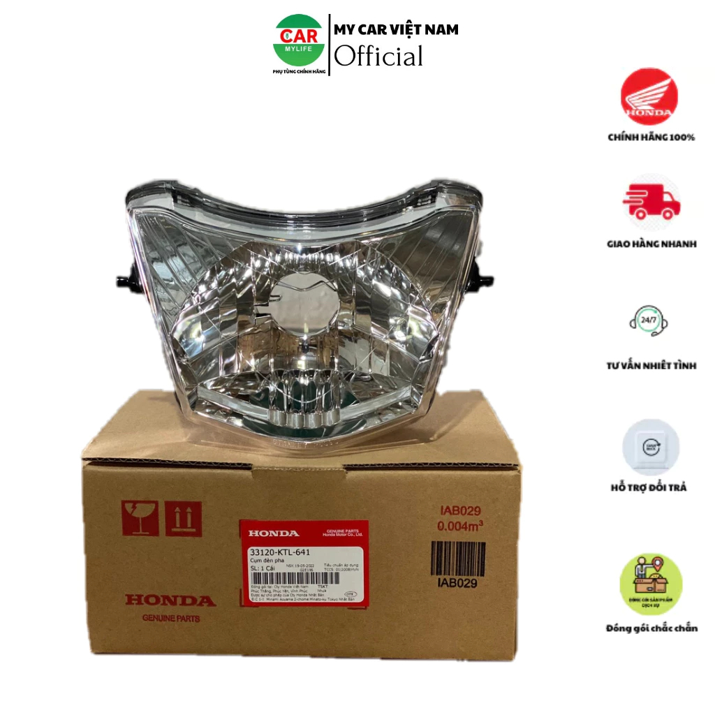 Đèn pha trước - pha đèn HONDA WAVE RS100, A100, RSX100, A110, FUTURE X ...