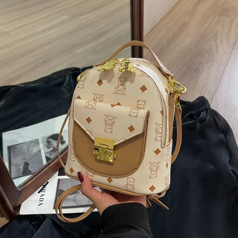 Balo da mini gấu dễ thương hàng Quảng Châu cao cấp | Shopee Việt Nam