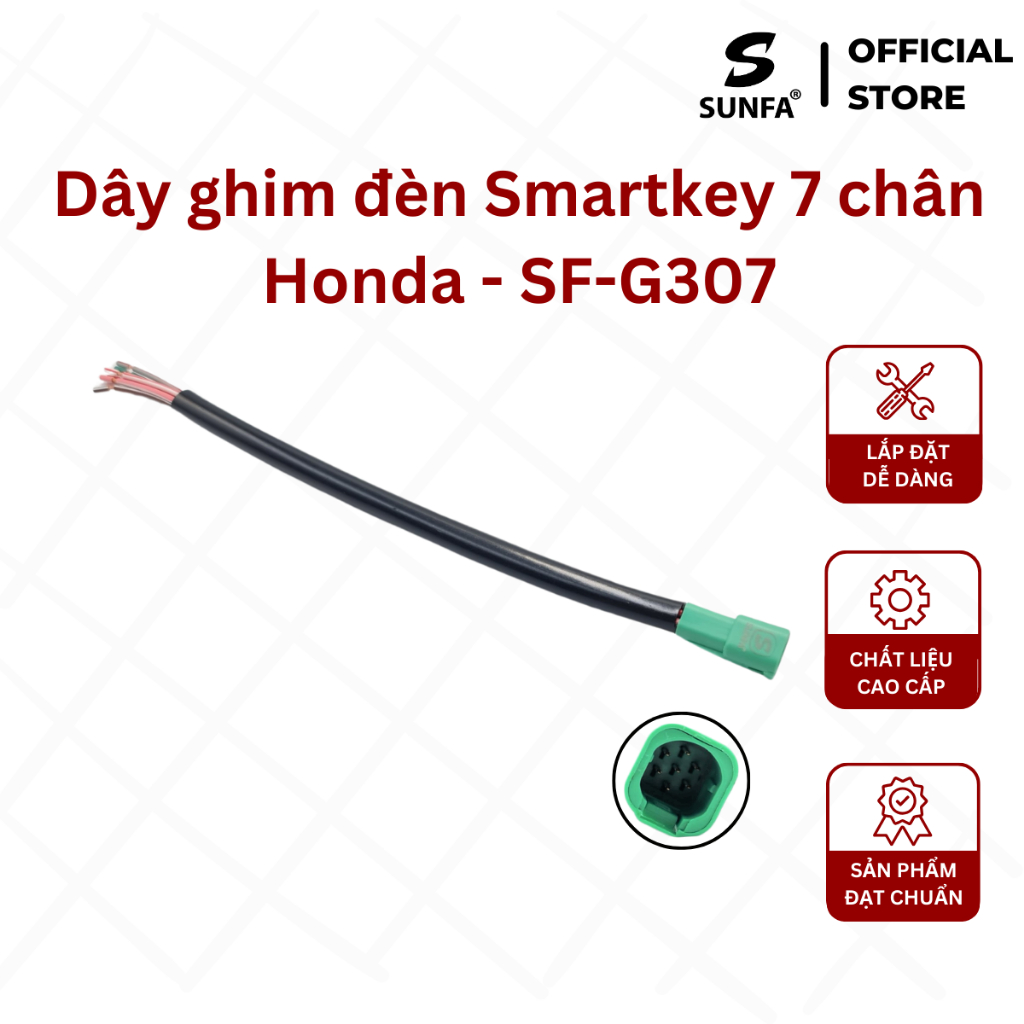 Dây ghim đèn Smartkey 7 chân - Honda - SF-G307 | Shopee Việt Nam