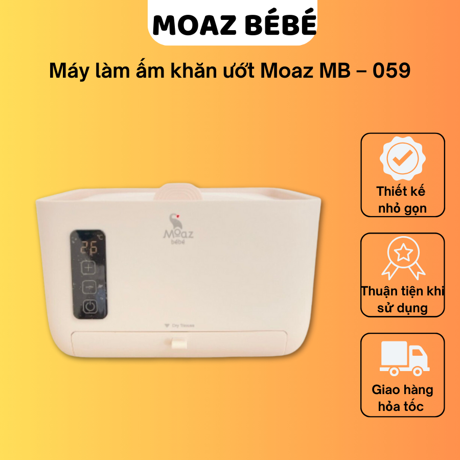 Máy làm ấm khăn ướt Moaz MB – 059, hâm khăn ướt, hàng chính hãng, bảo hành 12 tháng | Shopee ...