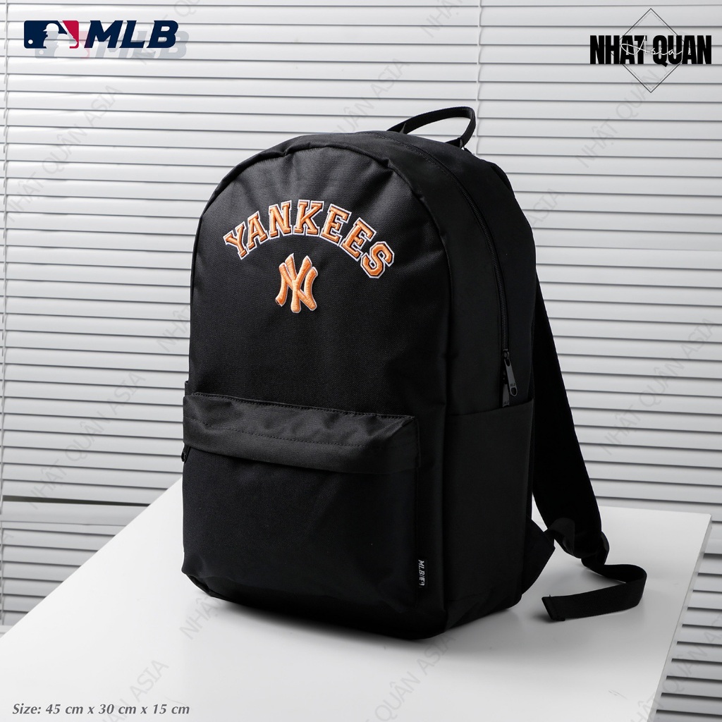 Balo Balo MLB Varsity New York Yankees Black chống thấm 2 ngăn kéo có ...
