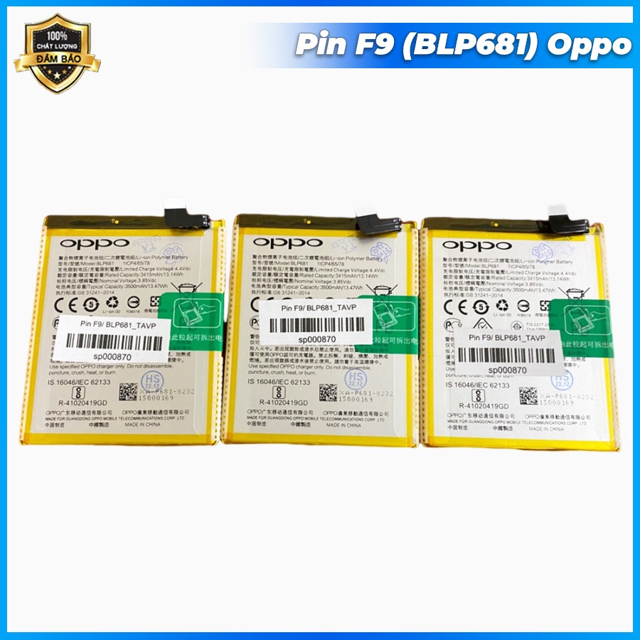 Pin oppo F9/BLP681,f9 mới | Shopee Việt Nam