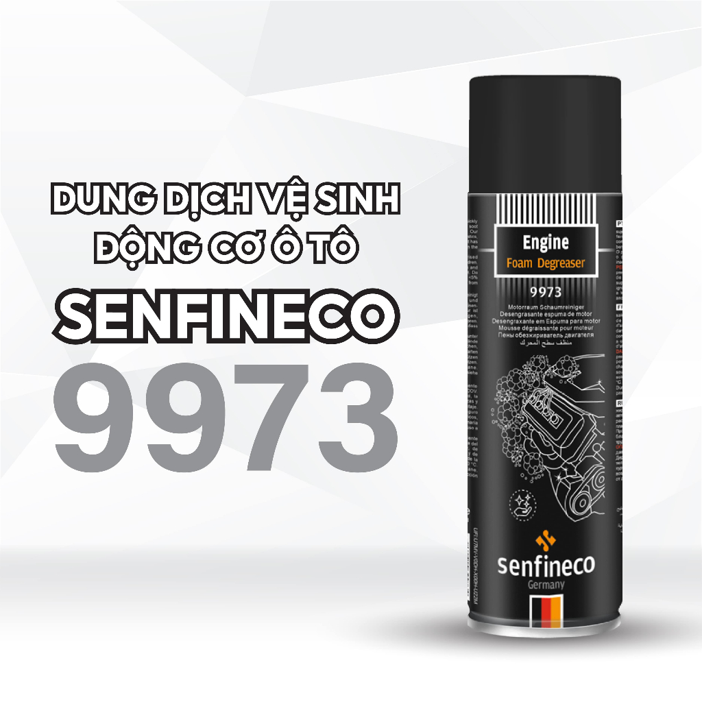 Chai Dung Dịch Vệ Sinh Khoang Máy Động Cơ Senfineco 9973 Engine Foam ...