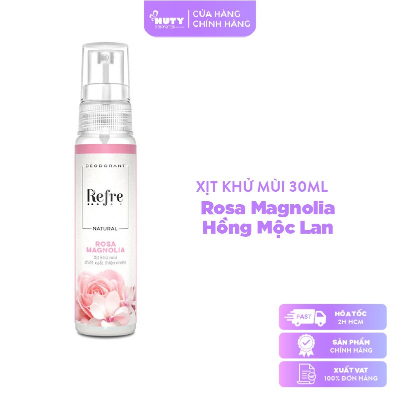 Xịt Khử Mùi Refre Hương Nước Hoa Deodorant Whitening Perfume Mist (30ml ...