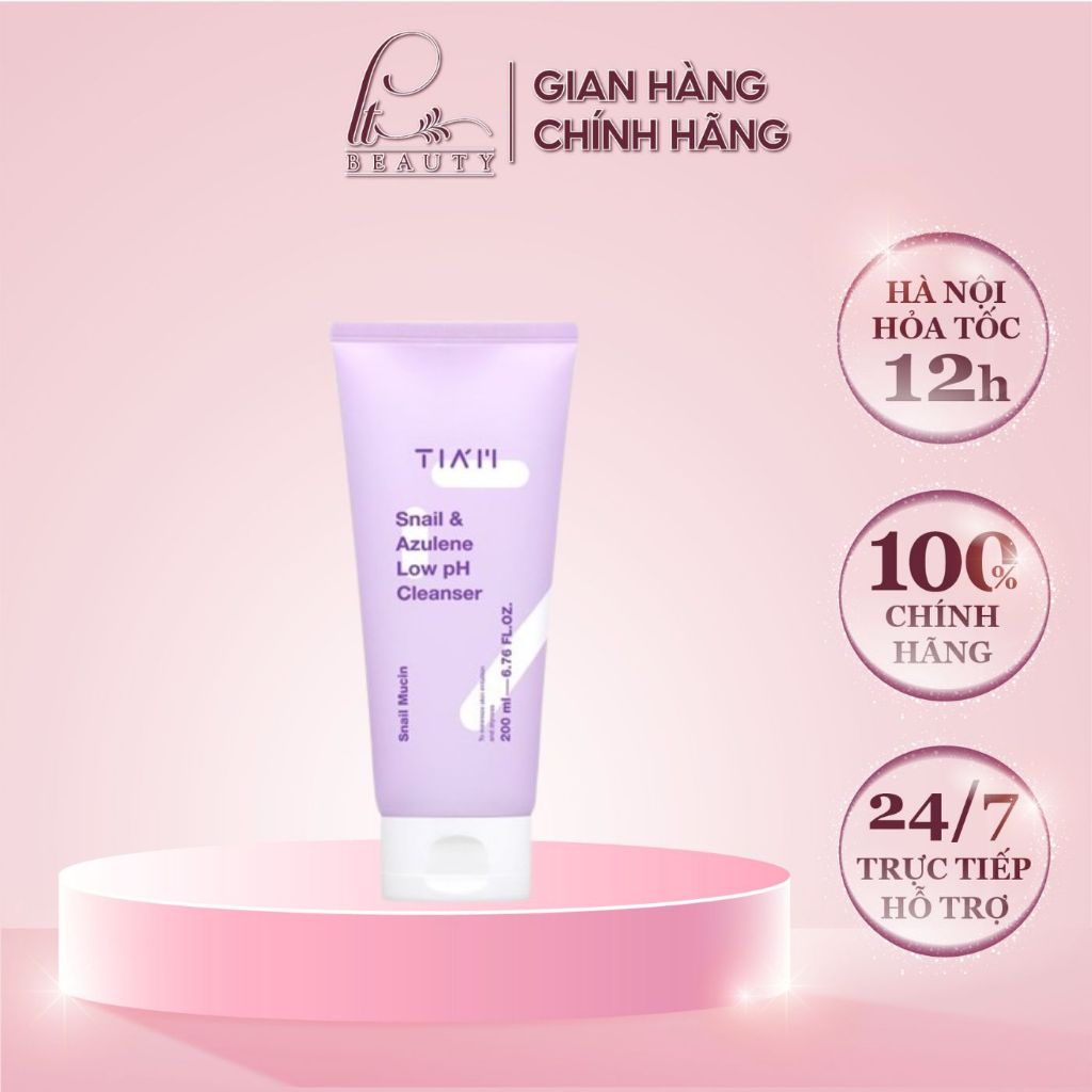 Sữa Rửa Mặt Tiam Ốc Sên Làm Dịu Và Phục Hồi Dành Cho Da Nhạy Cảm TIA’M ...