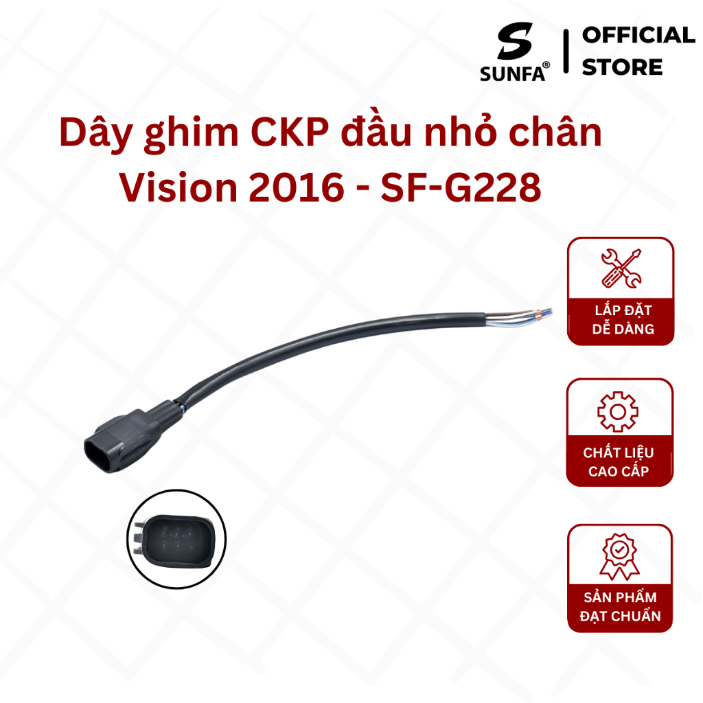 Dây ghim CKP đầu nhỏ chân - Vision 2016 - SF-G228 | Shopee Việt Nam
