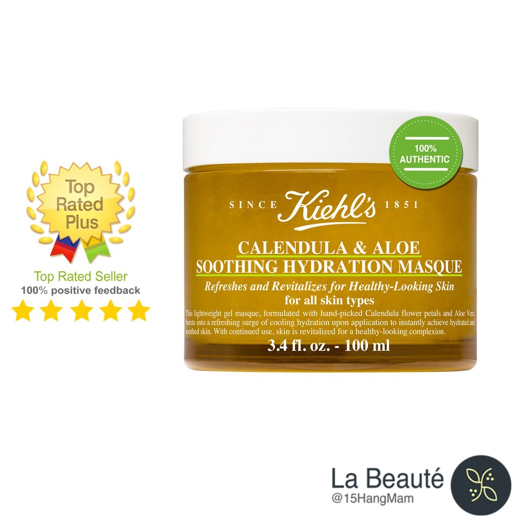 Kiehl’s Calendula & Aloe Soothing–Mặt Nạ Cấp Nước Từ Nha Đam Hoa Cúc ...