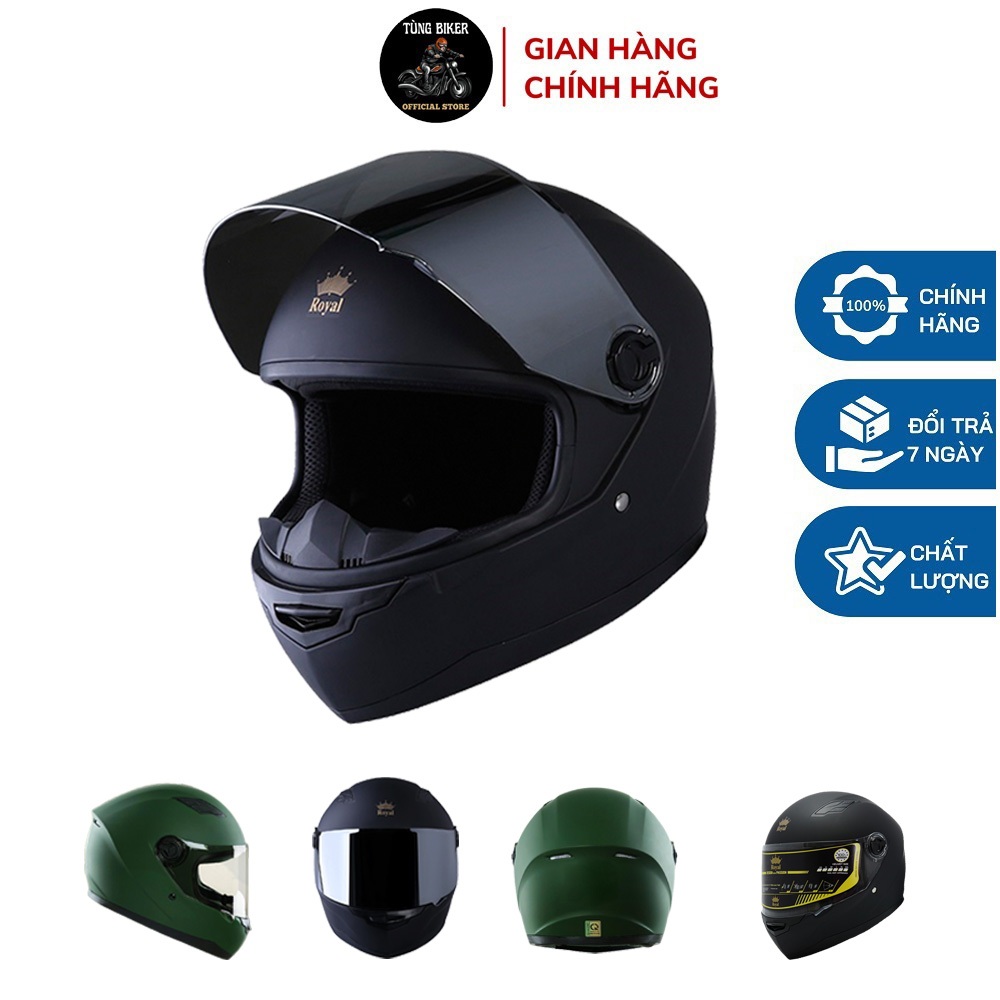 Mũ Bảo Hiểm Full face Royal M136 - Bảo Hành Chính Hãng 12 Tháng ...