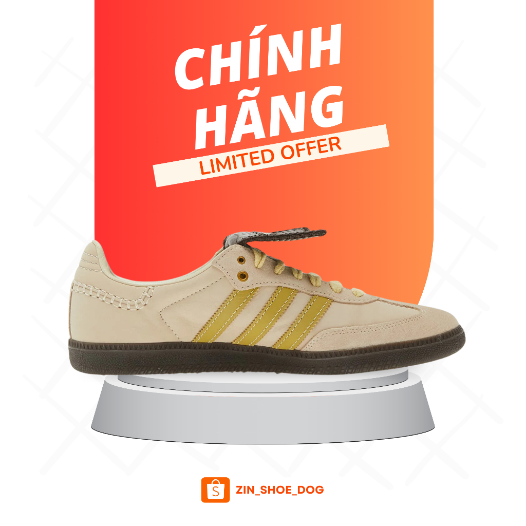 [Chính Hãng] Giày Adidas Samba 'Wales Bonner Ecrtin Brown' ID0217 Full ...