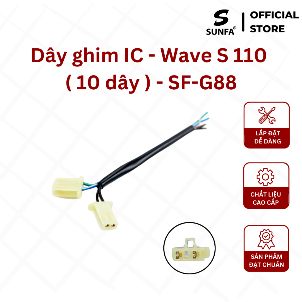 Dây ghim IC - Wave S 110 ( 10 dây ) - SF-G88 | Shopee Việt Nam
