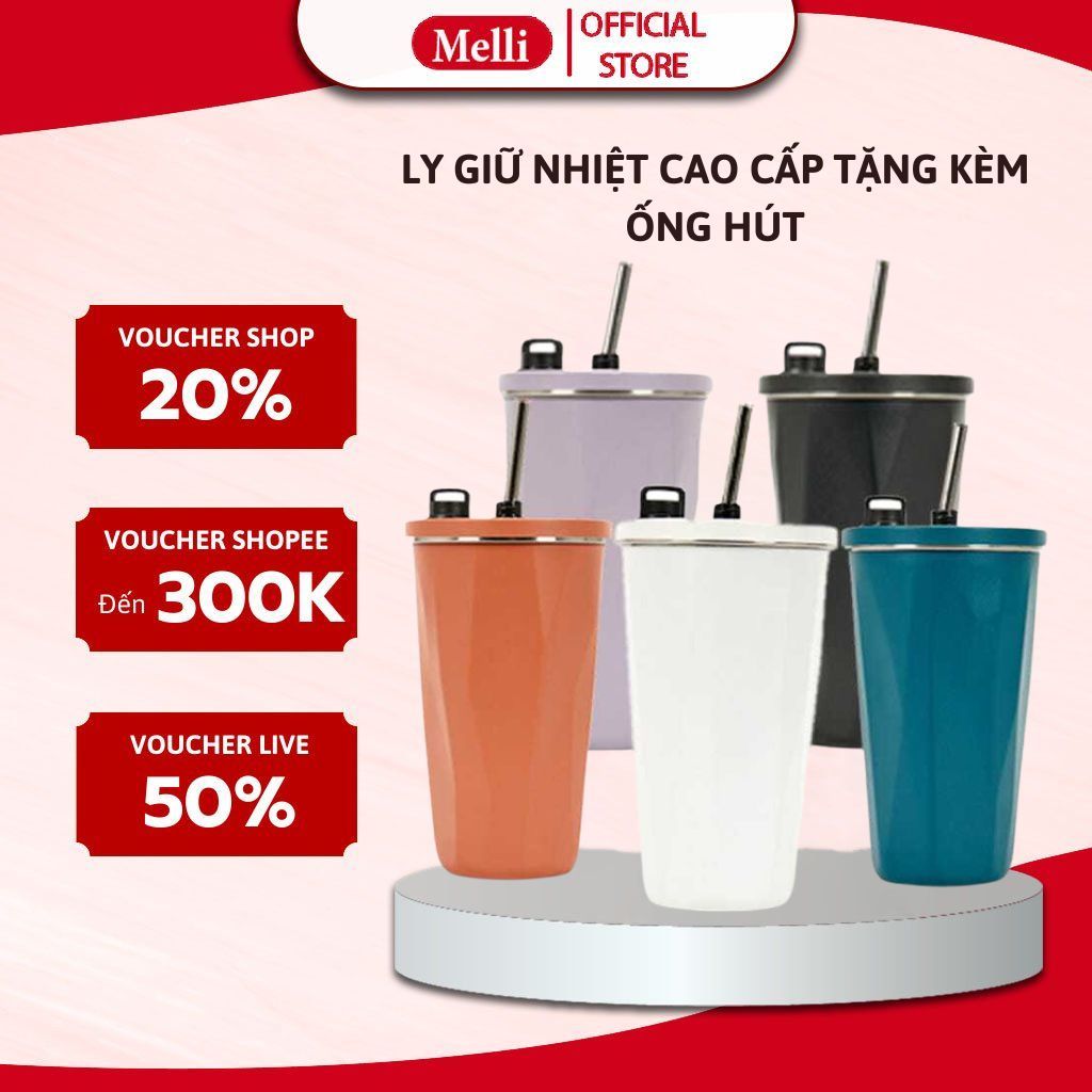 Ly Giữ Nhiệt Chất Liệu Inox 304 Cao Cấp Cốc Giữ Nhiệt Dung Tích 600ml Kèm Ống Hút Có Núm Đậy ...
