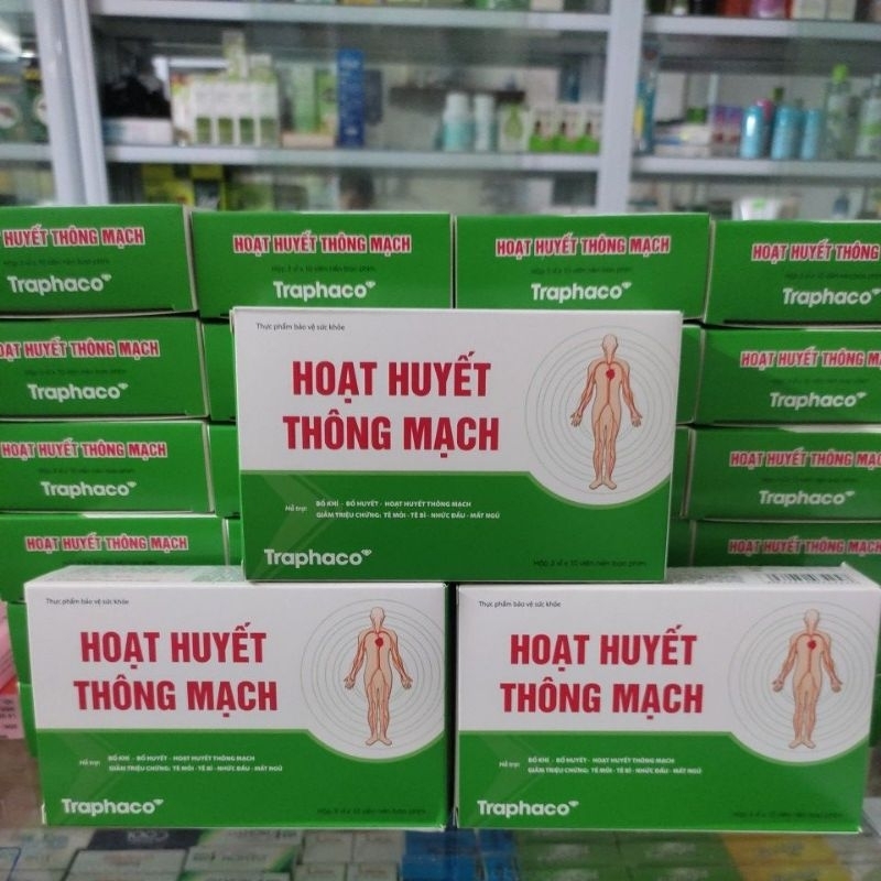 HOẠT HUYẾT THÔNG MẠCH Traphaco hộp 30 viên | Shopee Việt Nam