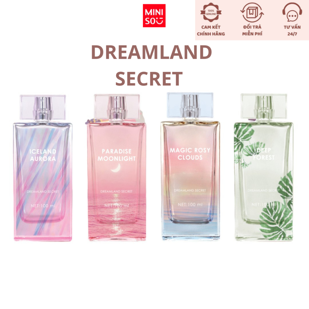 Nước hoa nữ chính hãng miniso dreamland secret 100ml | Shopee Việt Nam