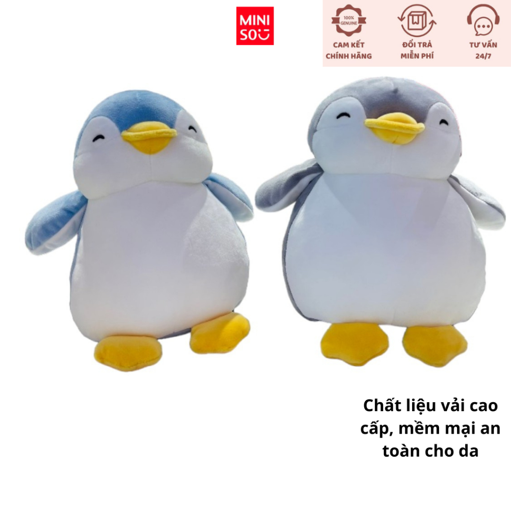 Gấu bông chim cánh cụt chính hãng miniso 25cm | Shopee Việt Nam