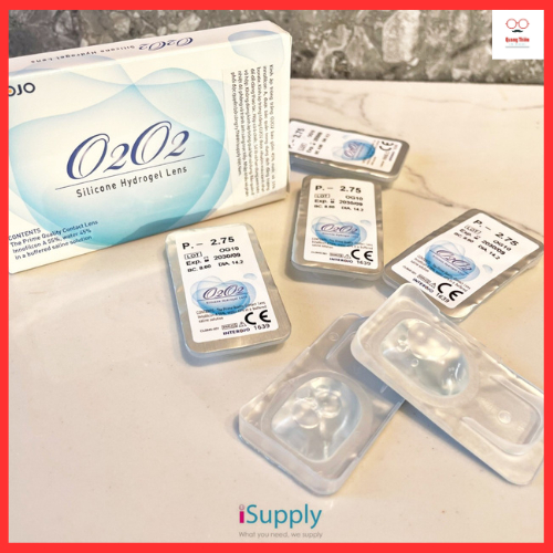 Kính Áp Tròng - Lens Cận 3 Tháng Trong Suốt ( Không Màu ) O2O2 | Shopee ...