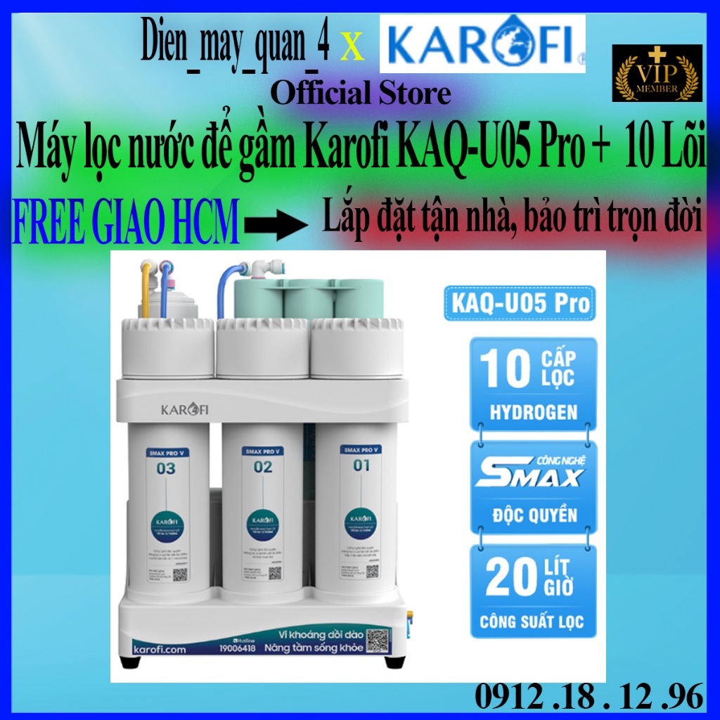 Karofi U05 Pro -- Máy lọc nước để gầm Karofi KAQ-U05 Pro / KAQ-U05Pro ...