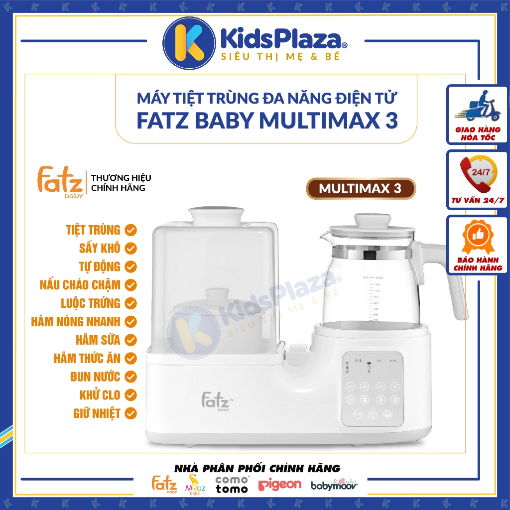 MÁY TIỆT TRÙNG HÂM SỮA ĐA NĂNG ĐIỆN TỬ (ALL-IN-ONE) FATZ BABY MULTIMAX ...