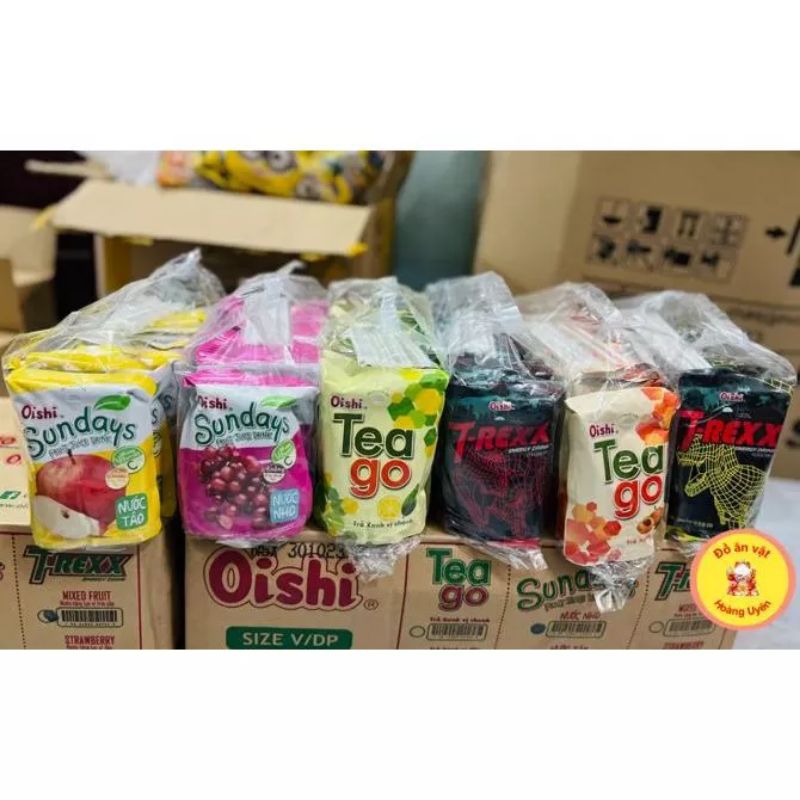 Bịch 10 gói nước Tea Go của Oshi đủ vị | Shopee Việt Nam
