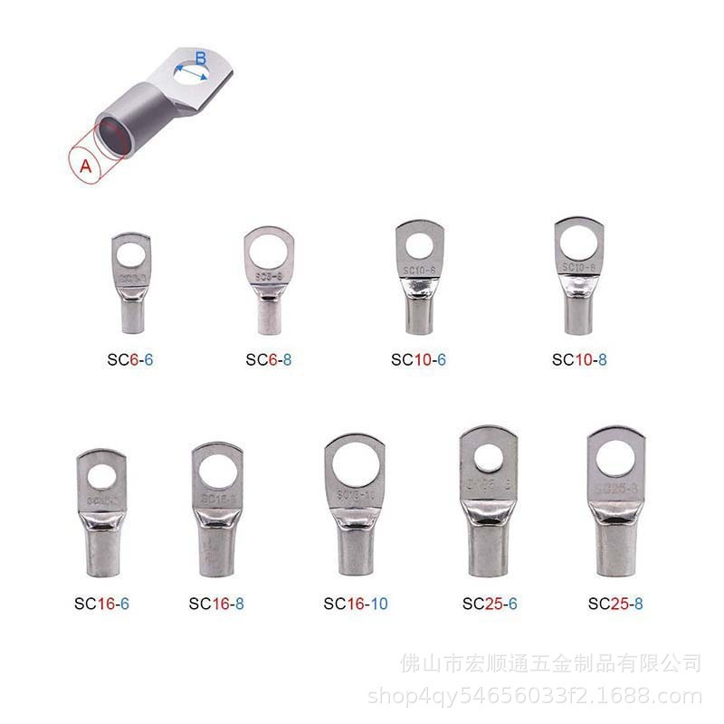 [Combo 20pcs cos SC loại tốt] Đầu cos trần, bịt đầu SC bằng đồng mạ si ...