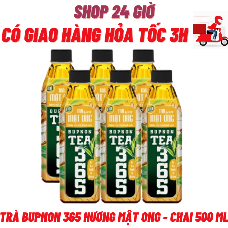 Trà BUNON Tea 365 Hương Mật Ong - 1 Lốc 6 Chai 500 Ml | Shopee Việt Nam