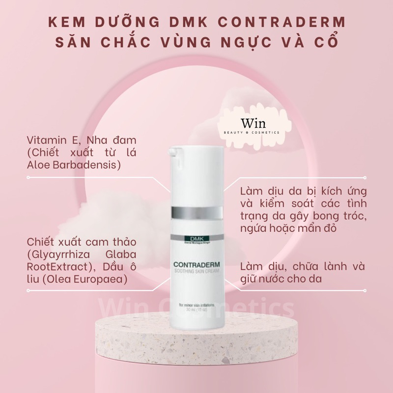 [Hàng Cty] Kem dưỡng DMK CONTRADERM chống kích ứng giảm viêm, mẫn ngứa ...