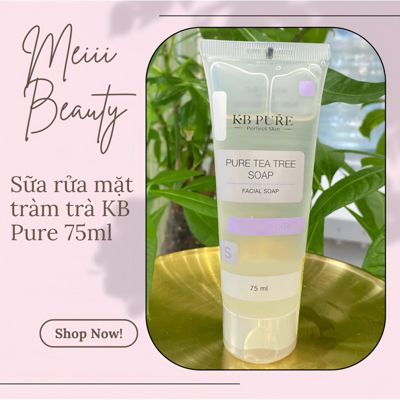 [Công ty] Gel rửa mặt tinh chất tràm trà KB Pure Tea Tree Soap 75ml ...
