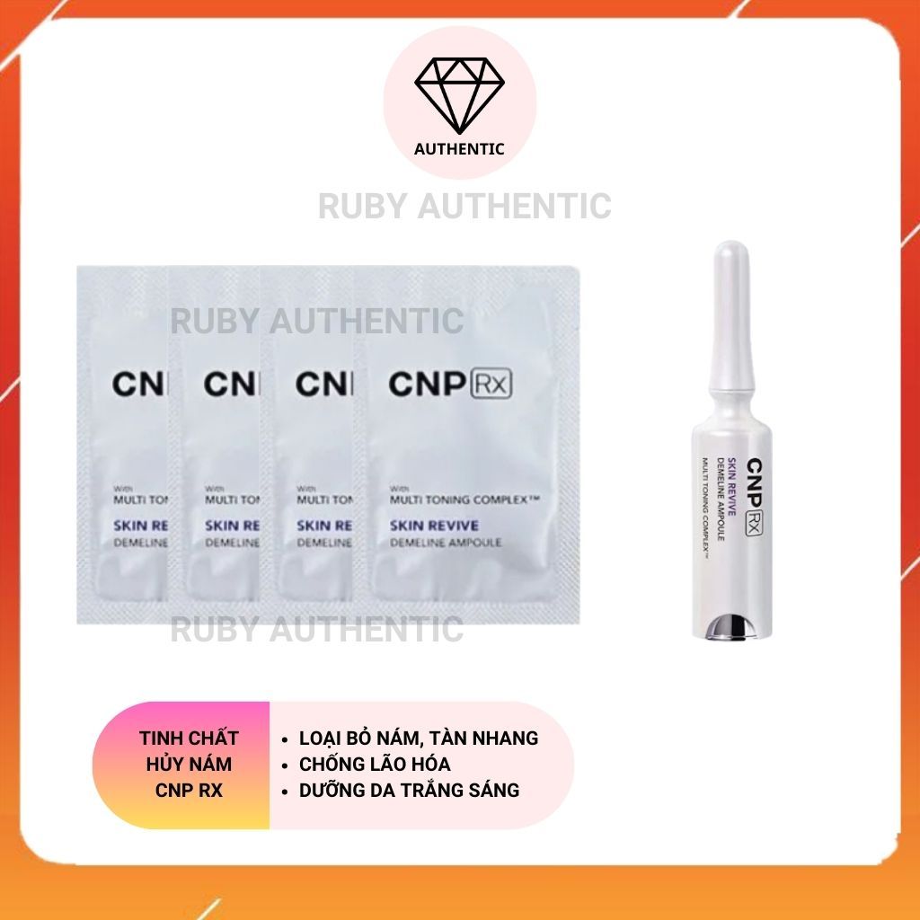 Gói sample 1ml Tinh chất CNP RX hủy nám, tàn nhang, dưỡng trắng vượt trội - Skin Revive Demeline ...