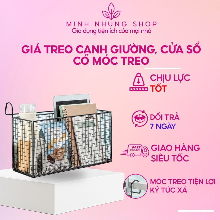 Giá Treo, Giỏ Đựng Đồ Cạnh Giường, Cửa Sổ, Có Móc Treo Cho Ký Túc Xá ...