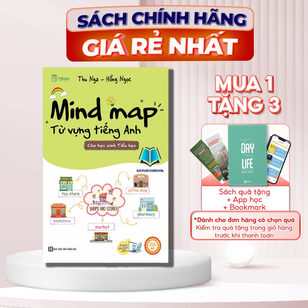 Mind Map Từ Vựng Tiếng Anh Cho Học Sinh Tiểu Học - Sách TKbooks ...