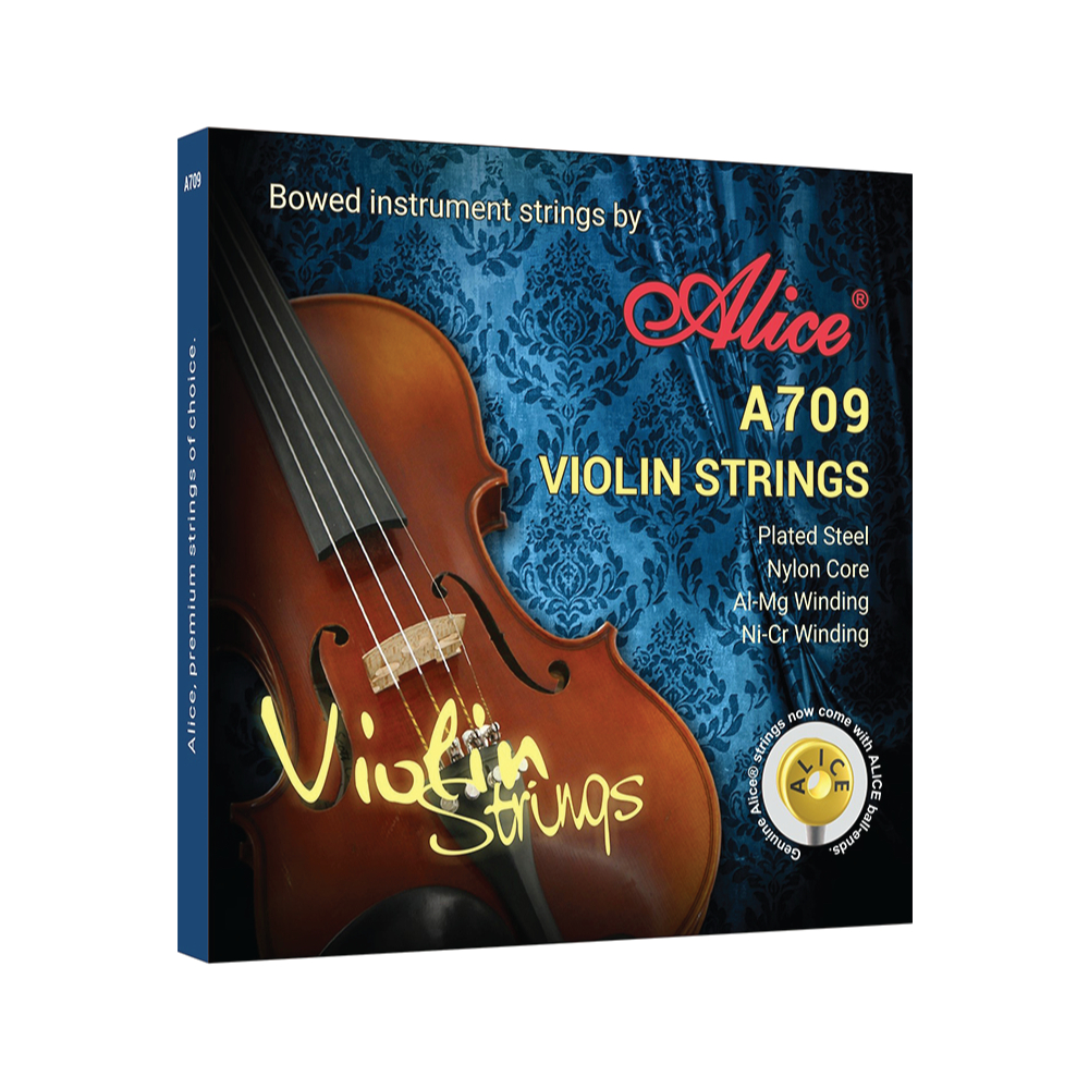 Dây đàn Violin, Violin Strings Set - Alice A709 - Plated Steel Plain ...