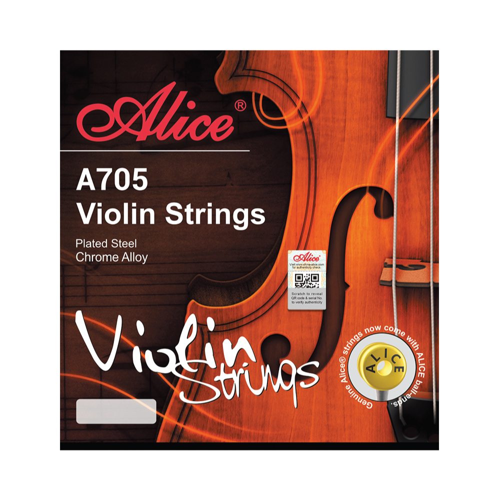 Dây đàn Violin, Violin Strings Set - Alice A705 - Plated Steel Plain ...