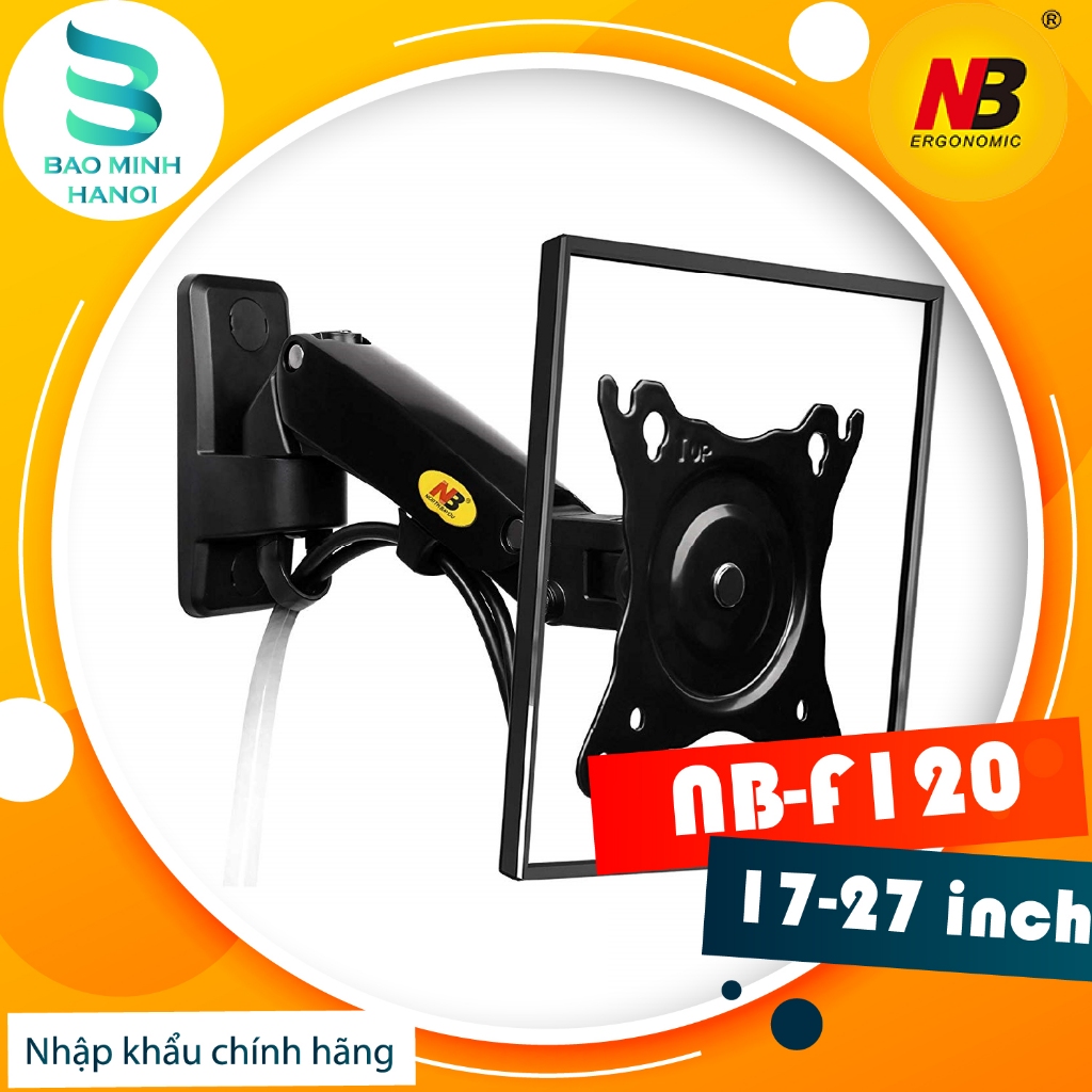 [NB F120] [17 - 27 Inch] [Giá Treo Tivi Xoay Màn 360 Độ] [Giá treo tivi ...