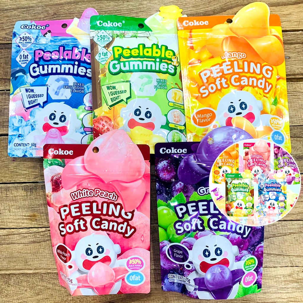 Kẹo Dẻo Trái Cây 3D Bóc Vỏ Sẵn Các Vị Gói 60g Vs 75g Siêu Ngon - Đồ Ăn Vặt HULA FOOD | Shopee ...