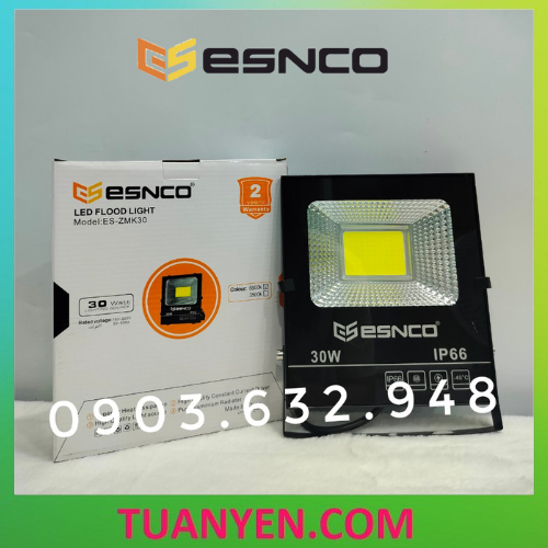 Đèn pha Led 5054 ESNCO 30w, 50w, 100w ánh sáng trắng, vàng chính hãng | Shopee Việt Nam