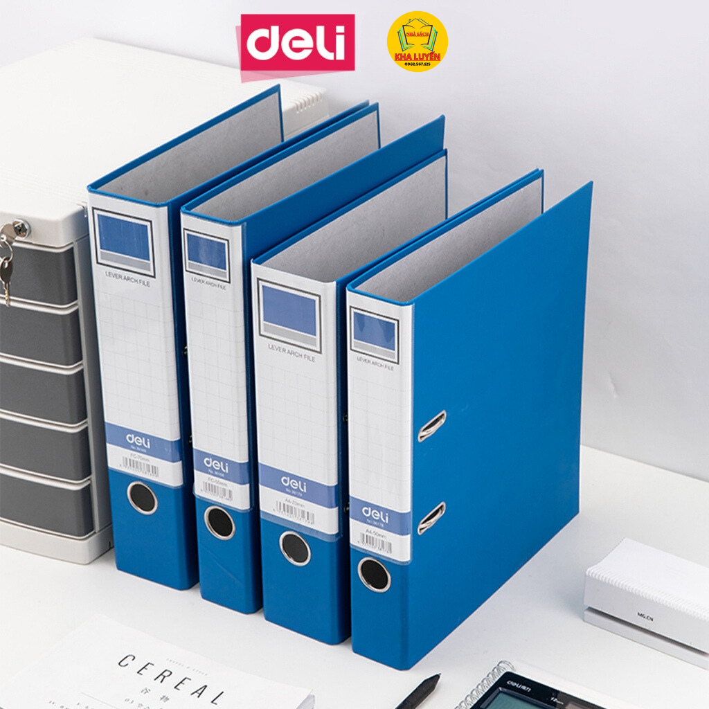 File Càng Cua, Bìa Còng Deli Khổ A4 5/7cm Và FC-9cm Đựng Tài Liệu, Lưu ...