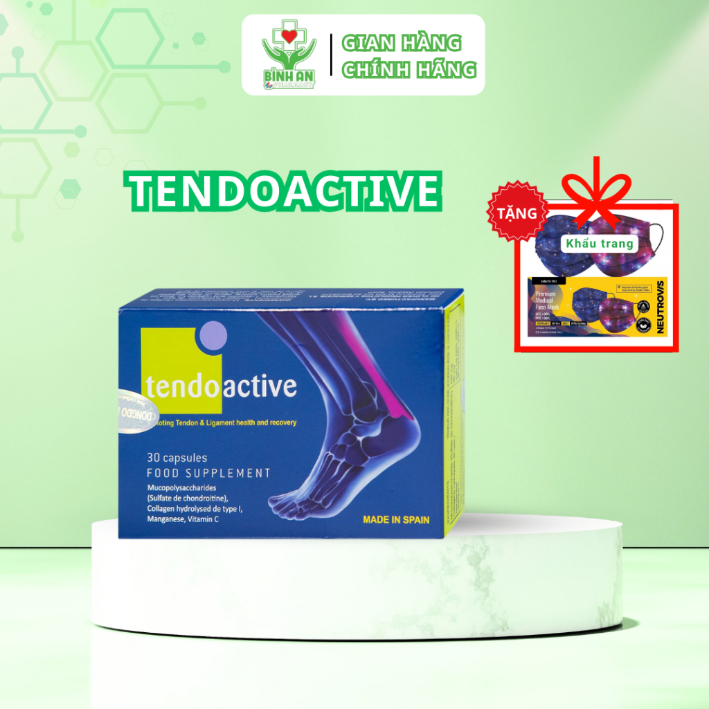 Tendoactive hỗ trợ nuôi dưỡng gân và dây chằng và phục hồi sau chấn ...