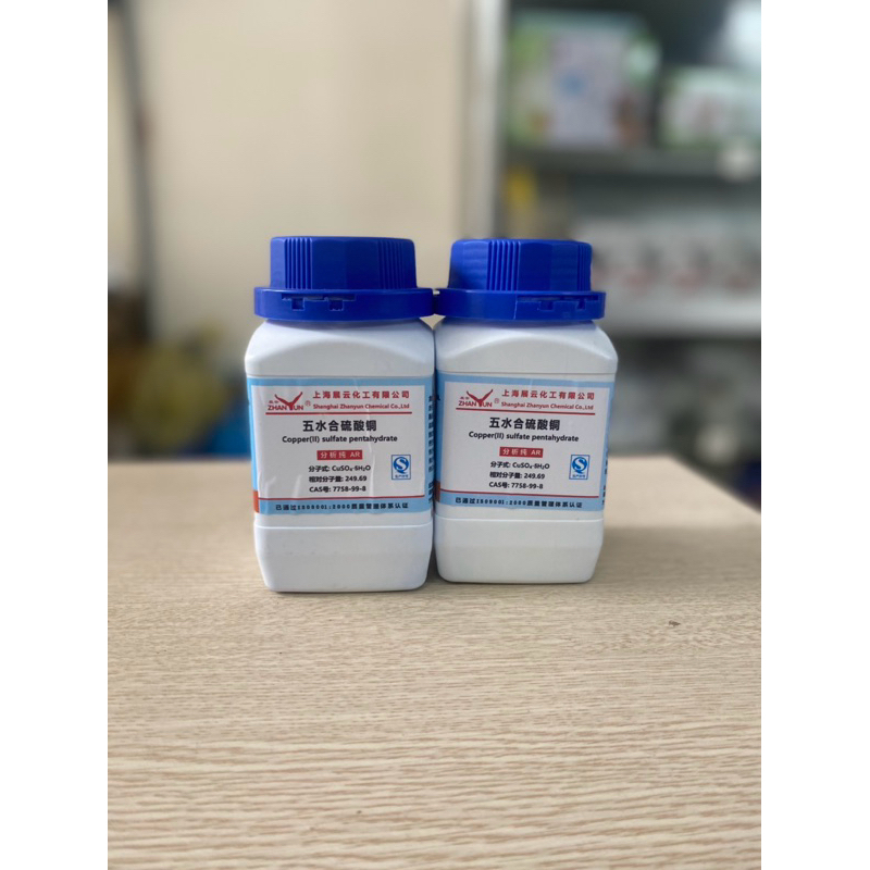 Hóa chất CuSO4 đồng sulfate 500g copper II sulfate đồng sunphat tinh khiết CuSO4.5H2O | Shopee ...