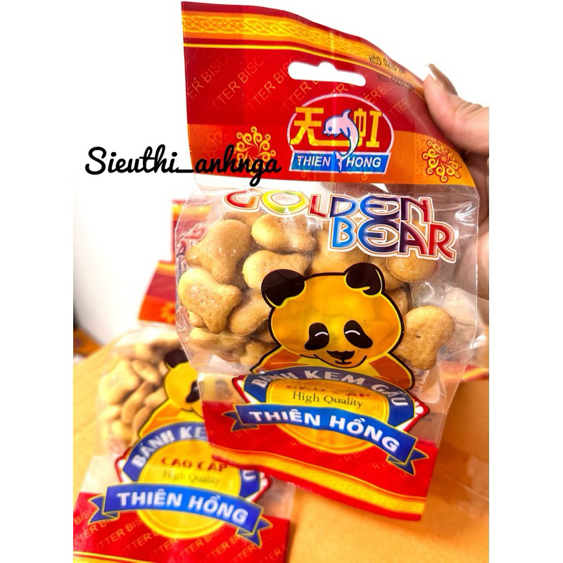 Bánh Kem Gấu Thiên Hồng Gói 100g / 180g | Shopee Việt Nam